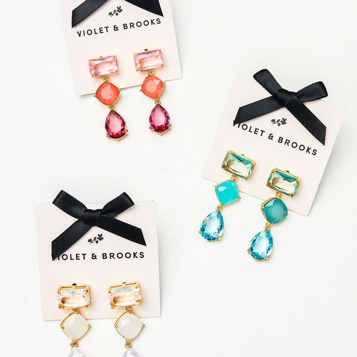 Skylar Crystal Drop Earring – The Shoppe by KOREN